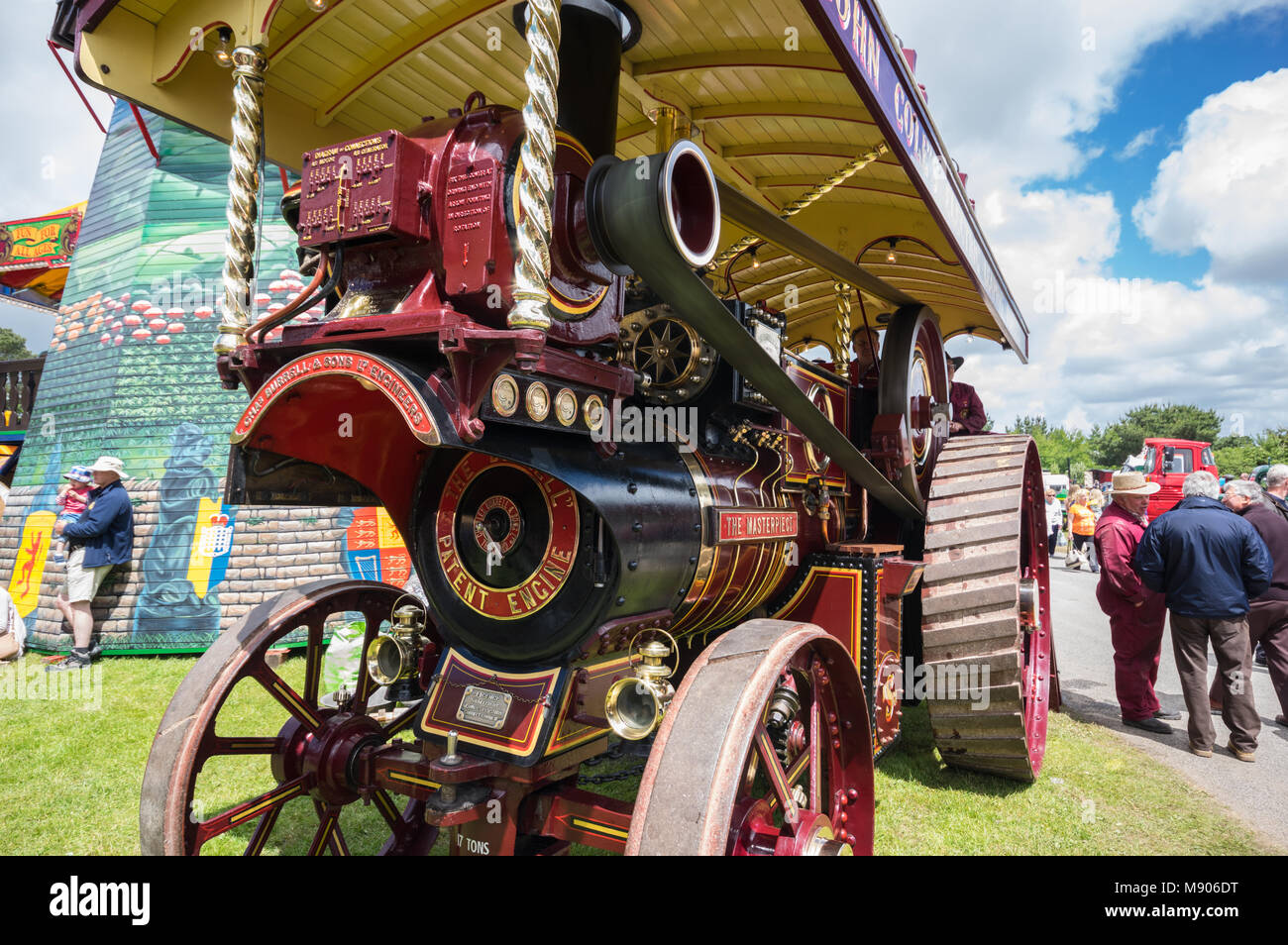 Traction engine The Masterpiece at the Royal Cornwall Show June 2015 ...