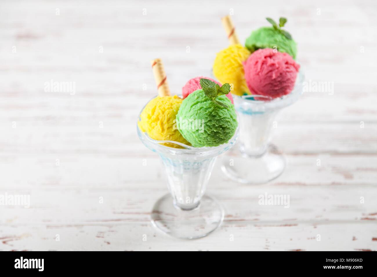 Ice cream vase Stock Photo - Alamy