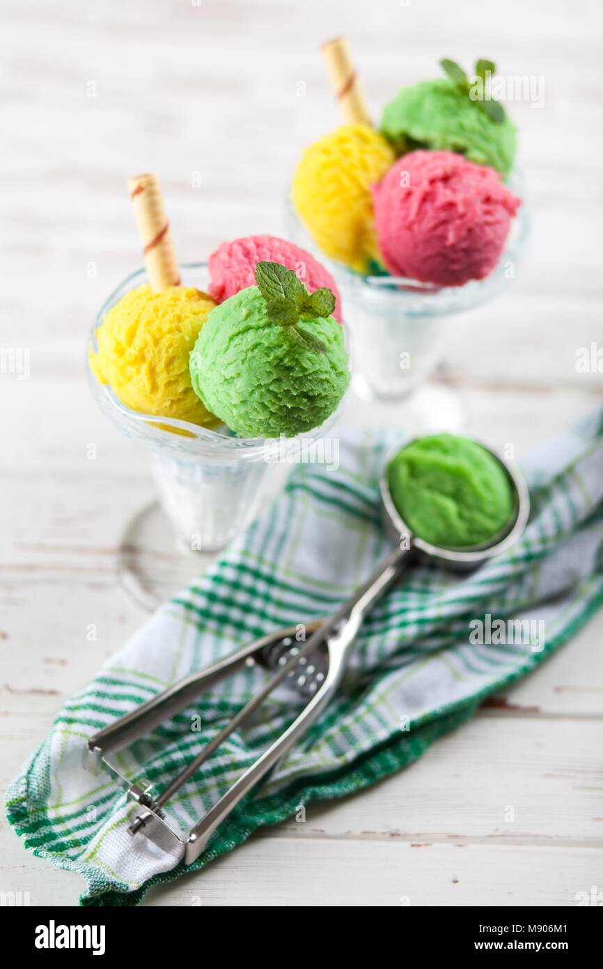 Ice cream vase Stock Photo - Alamy
