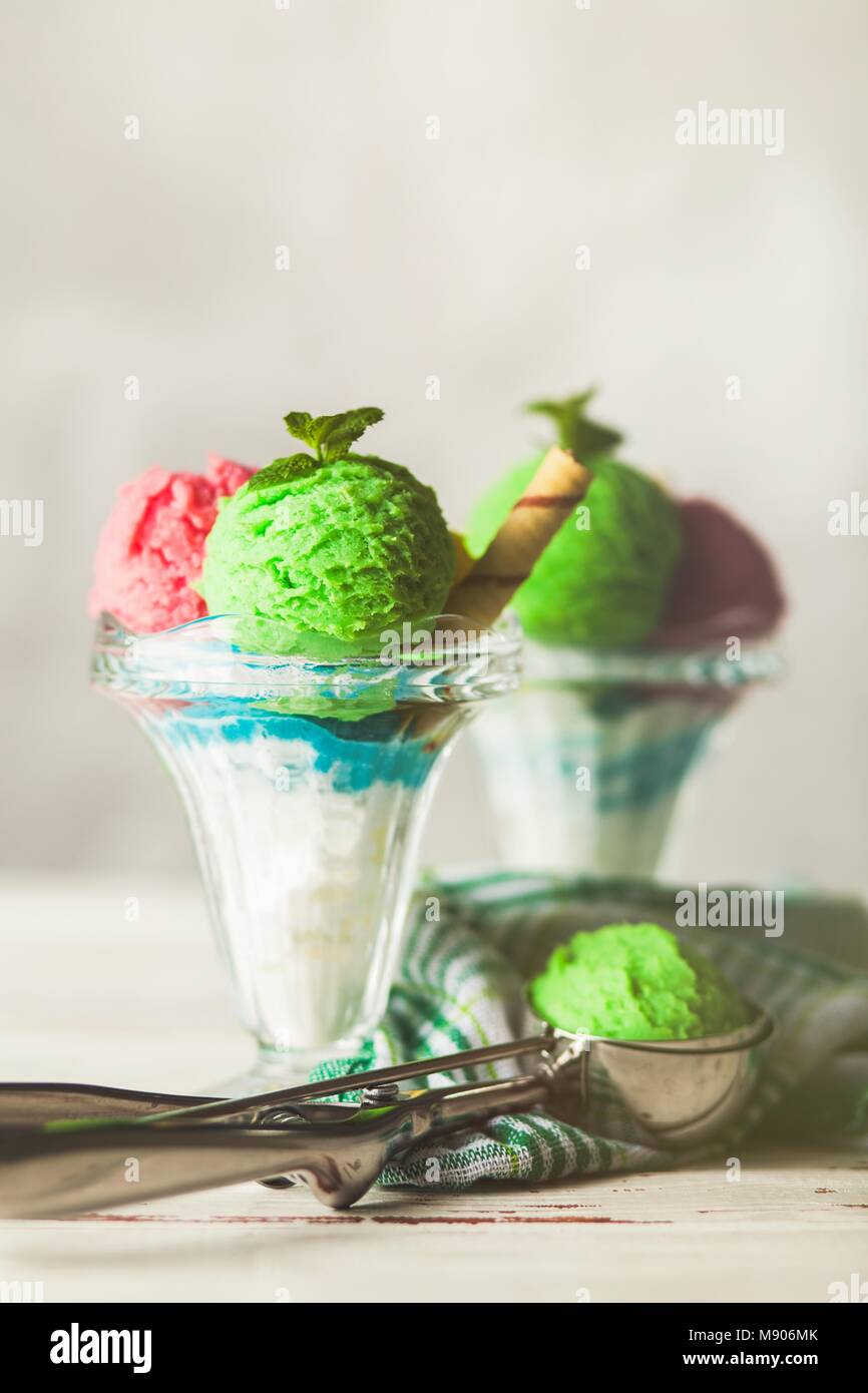 Ice cream vase Stock Photo - Alamy