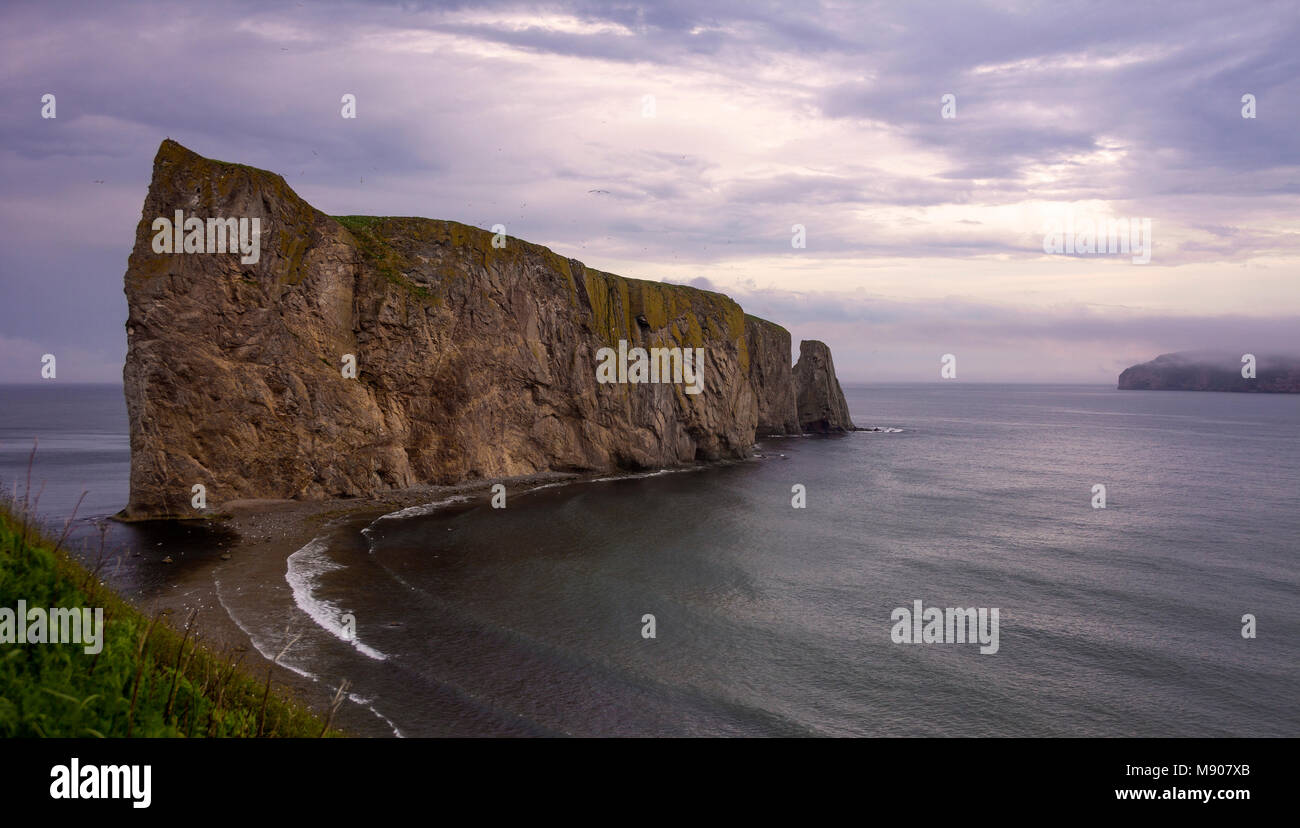 Perce Rock, Gaspe Peninsula, Quebec, Canada - a world-famous landmark ...
