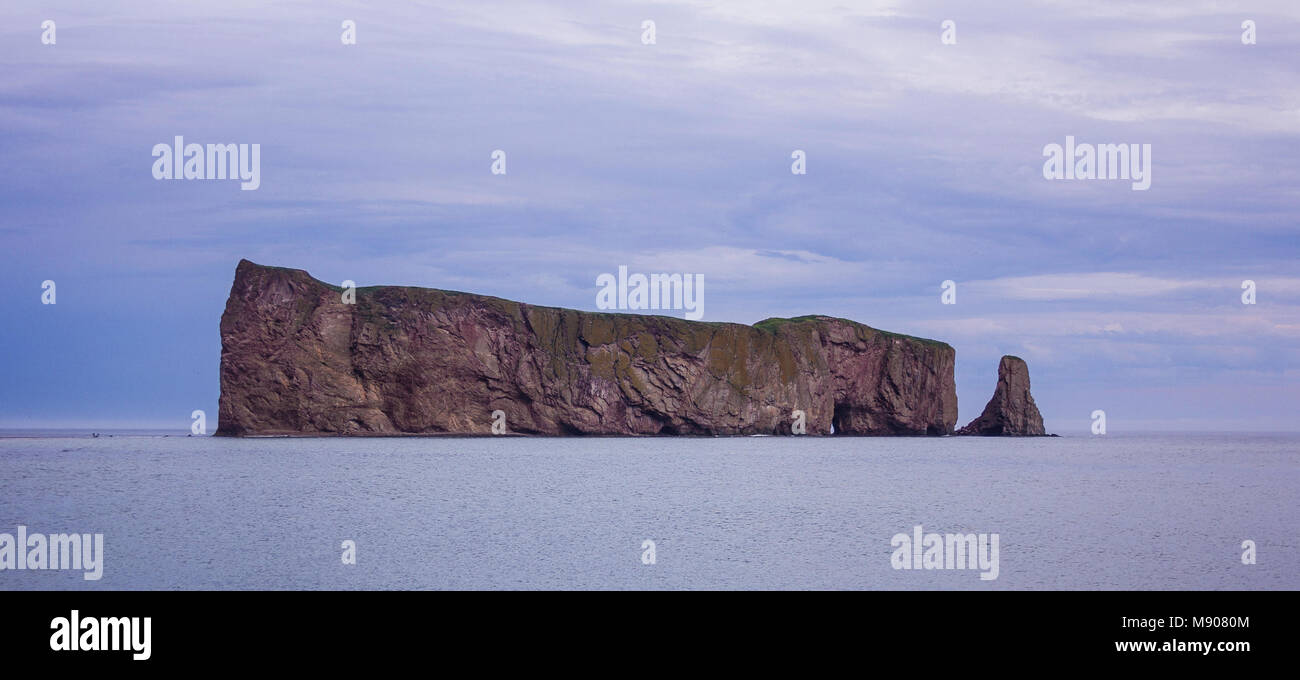 Perce Rock, Gaspe Peninsula, Quebec, Canada - a world-famous landmark ...