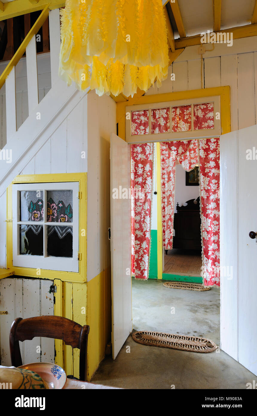 Interior of an old traditional house at Ribeira Chã. São Miguel, Azores ...