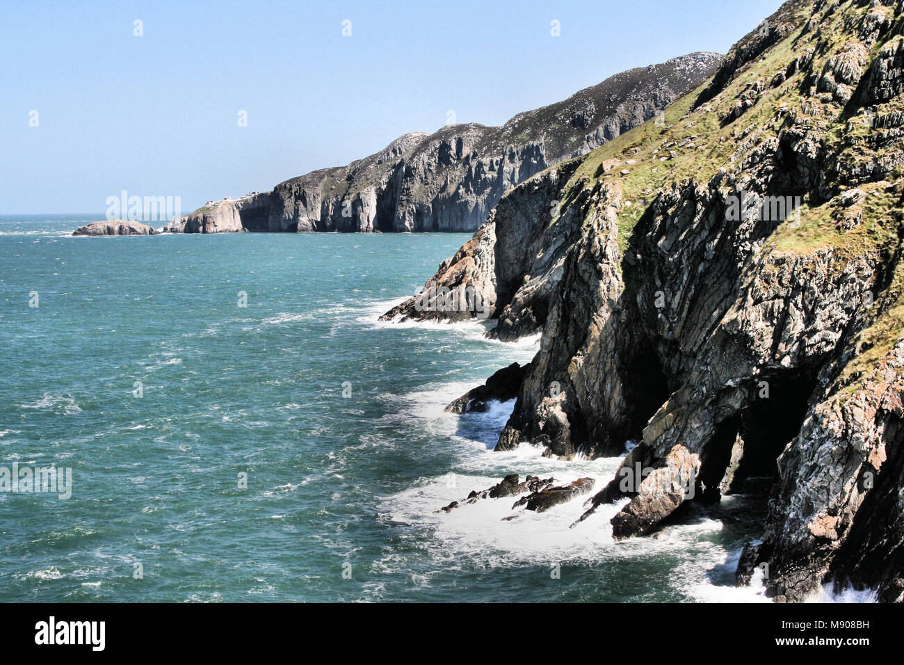 A view of the Anglesey coast line Stock Photo - Alamy