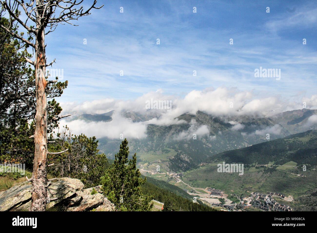 A view of the pyrenees Stock Photo - Alamy