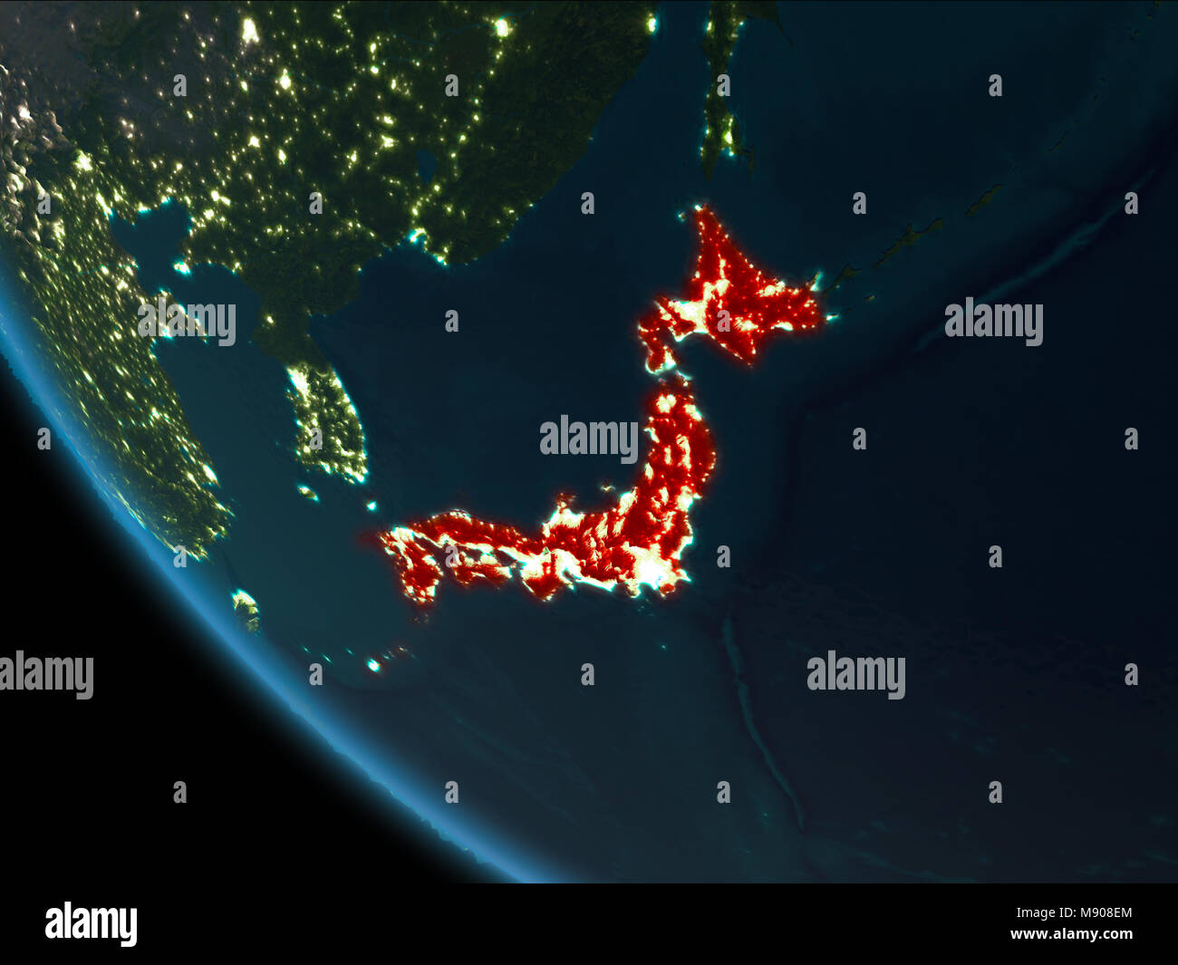 Japan Map Detailed Stock Photos & Japan Map Detailed Stock Images - Alamy