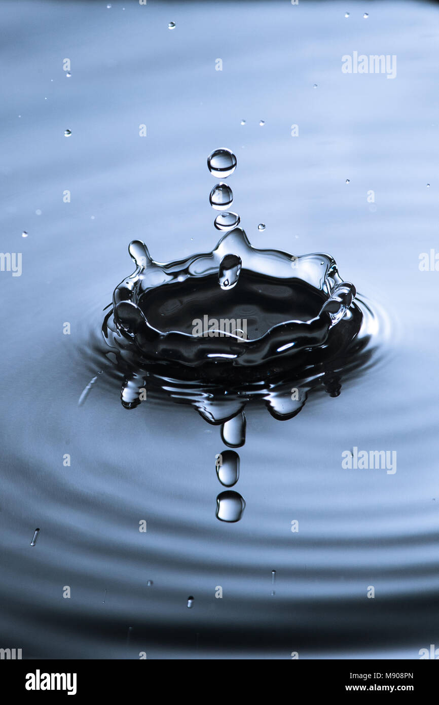 Water drop splash Stock Photo - Alamy