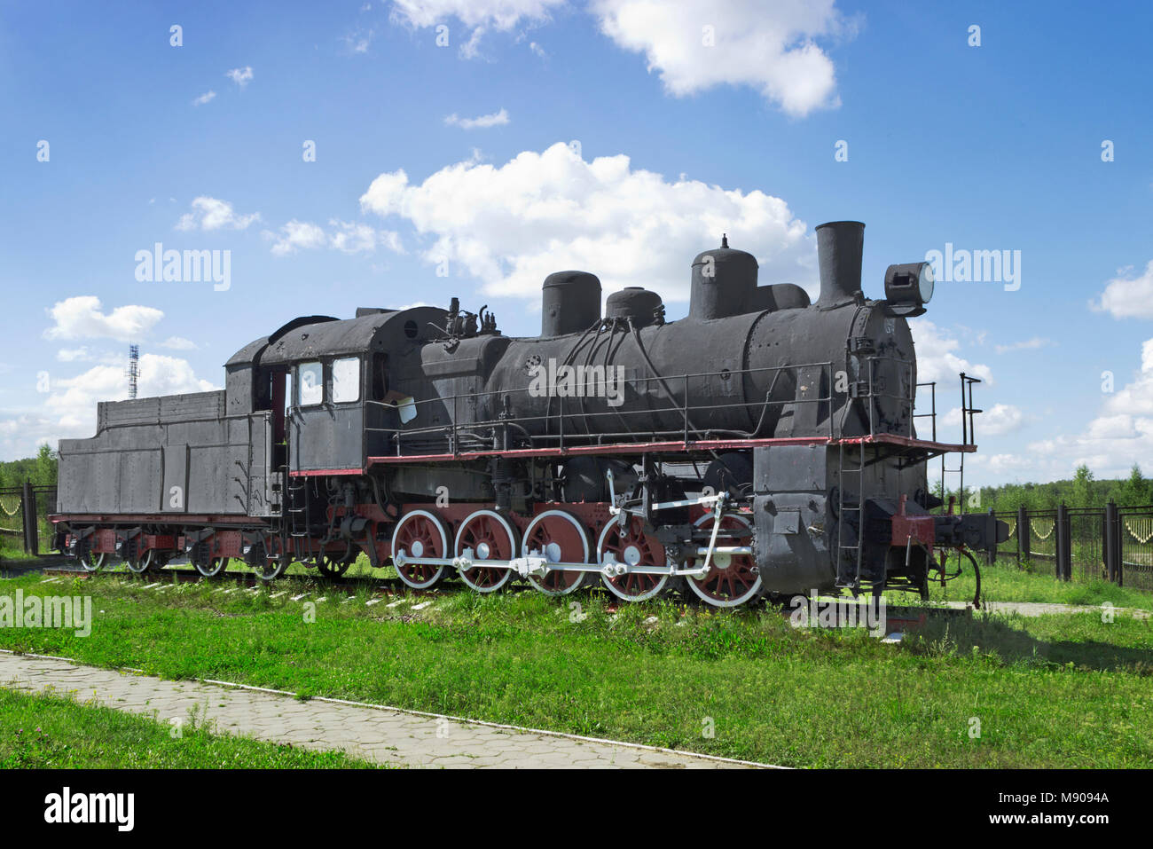 The steam locomotive of the Soviet production of 30-ies of the saved up ...