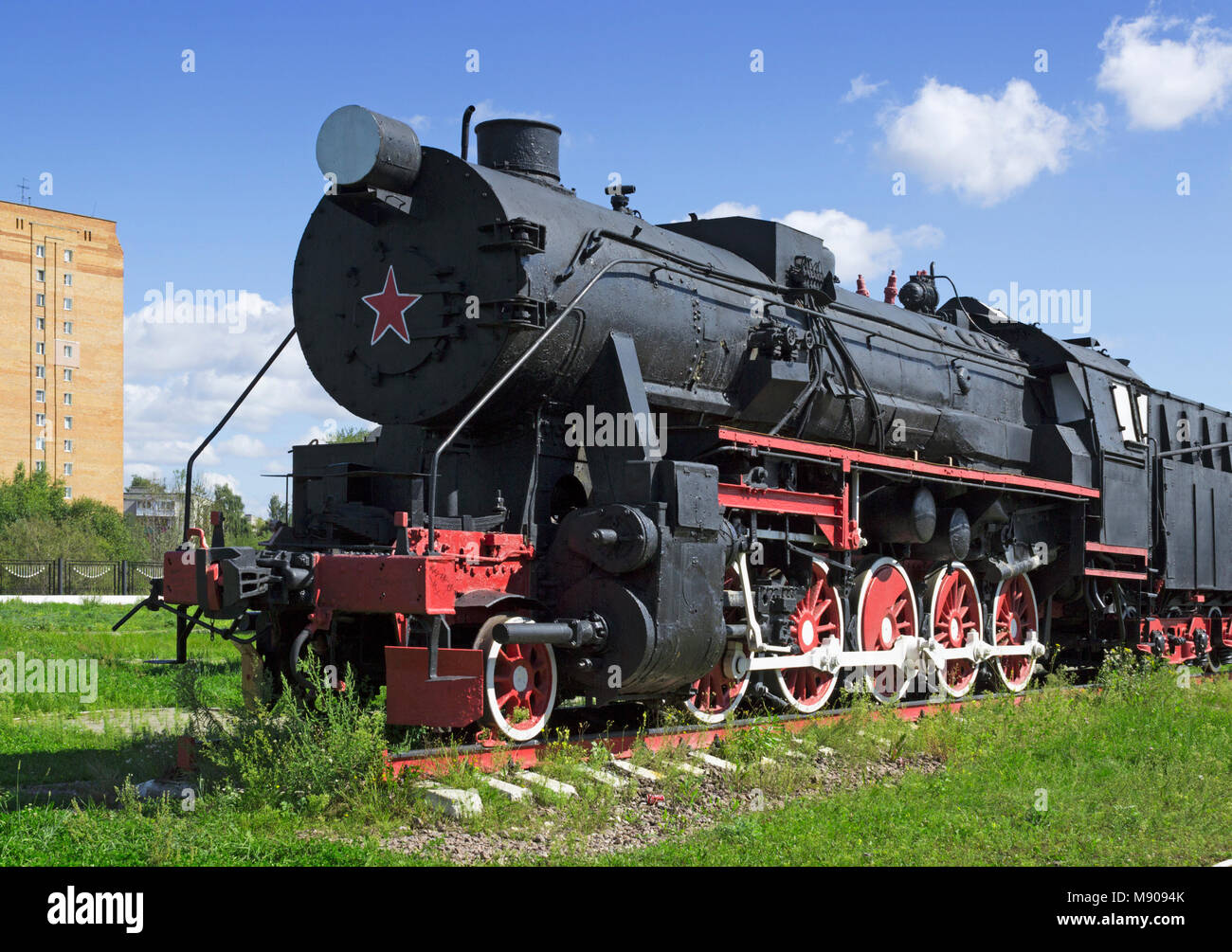 Old freight locomotive has been preserved till our days Stock Photo - Alamy