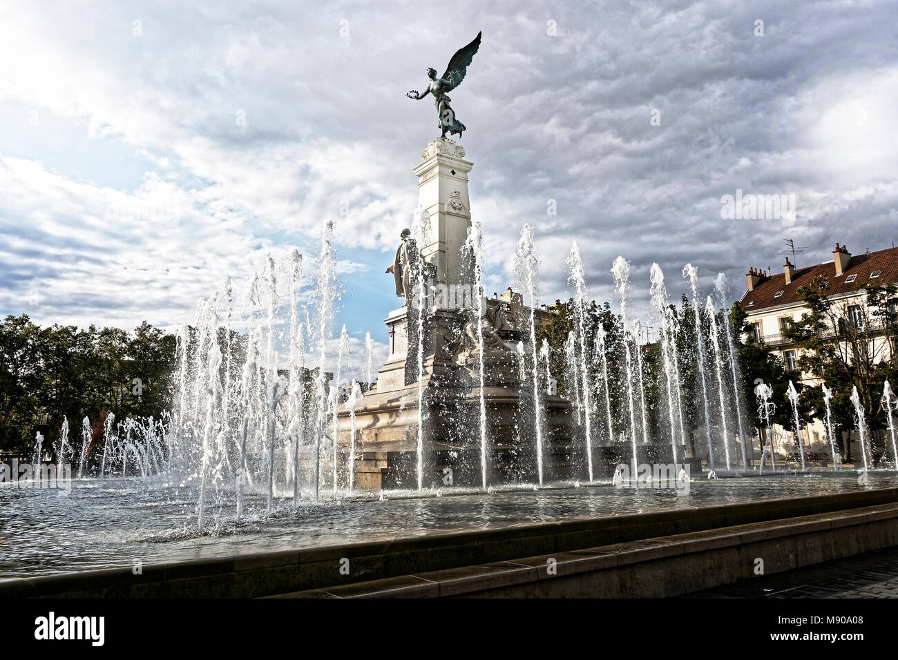The Place de la Republique in Dijon, a focus for travellers entering ...