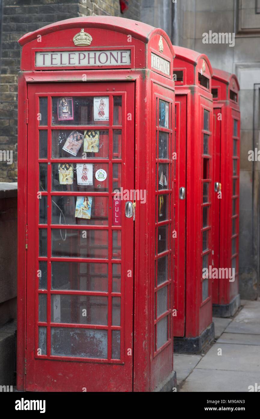 Red Telephone box Stock Photo - Alamy