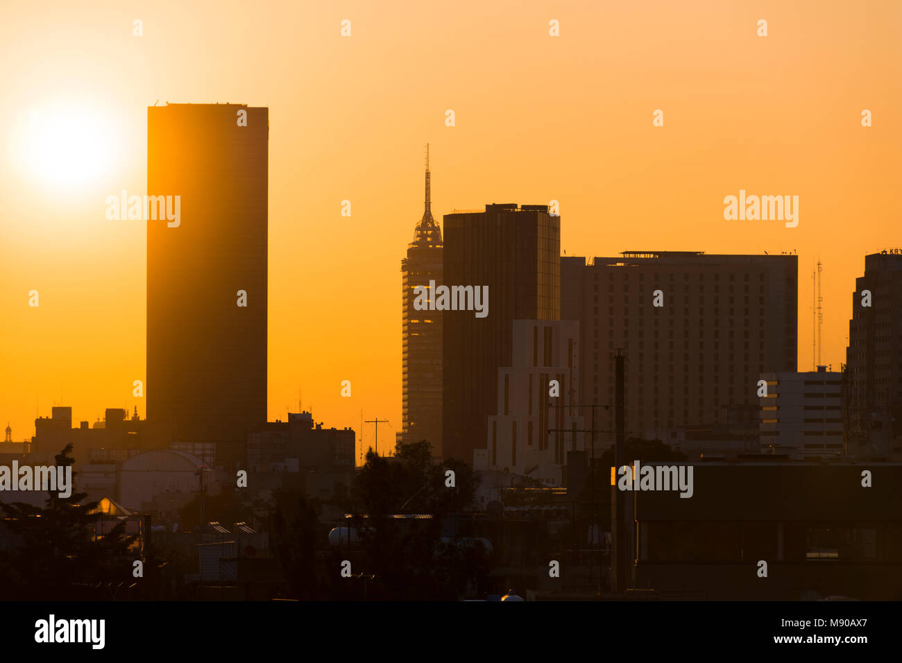 Mexico city landscape hi-res stock photography and images - Alamy