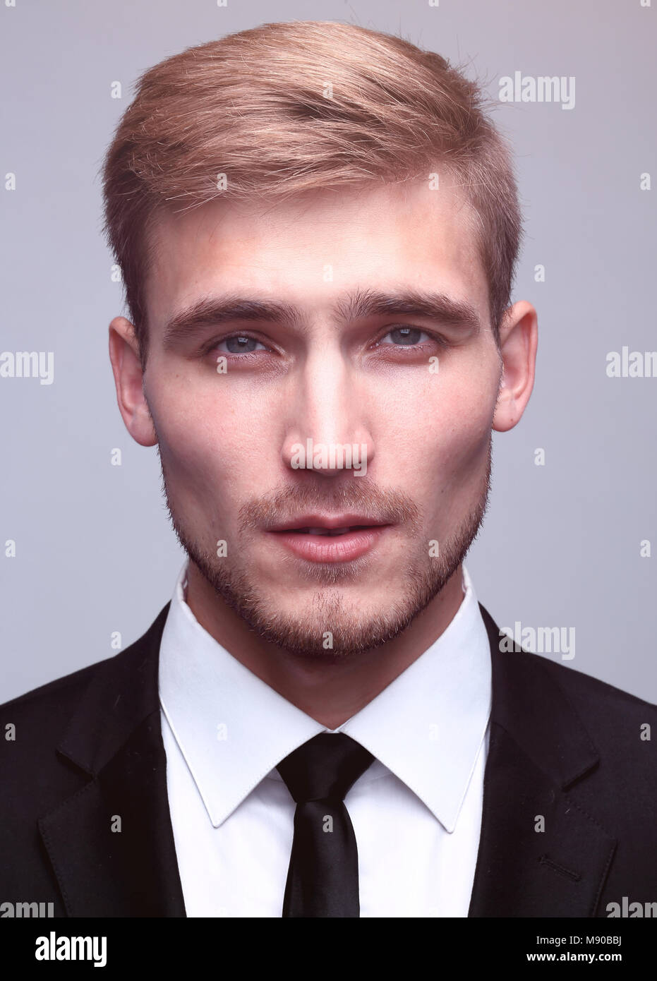 closeup face of a serious businessman. business people Stock Photo - Alamy