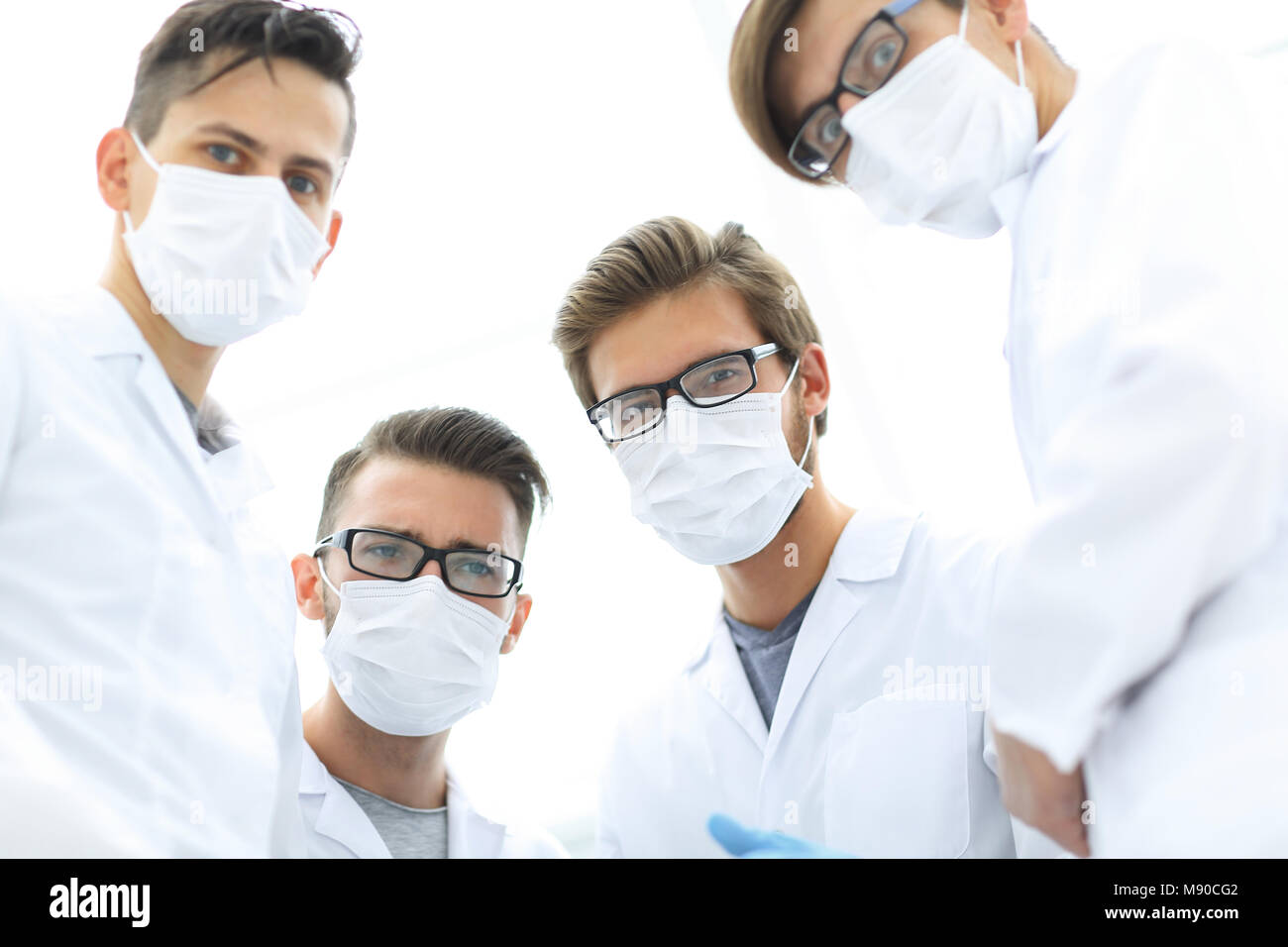 closeup.a serious group of doctors.the concept of health Stock Photo ...