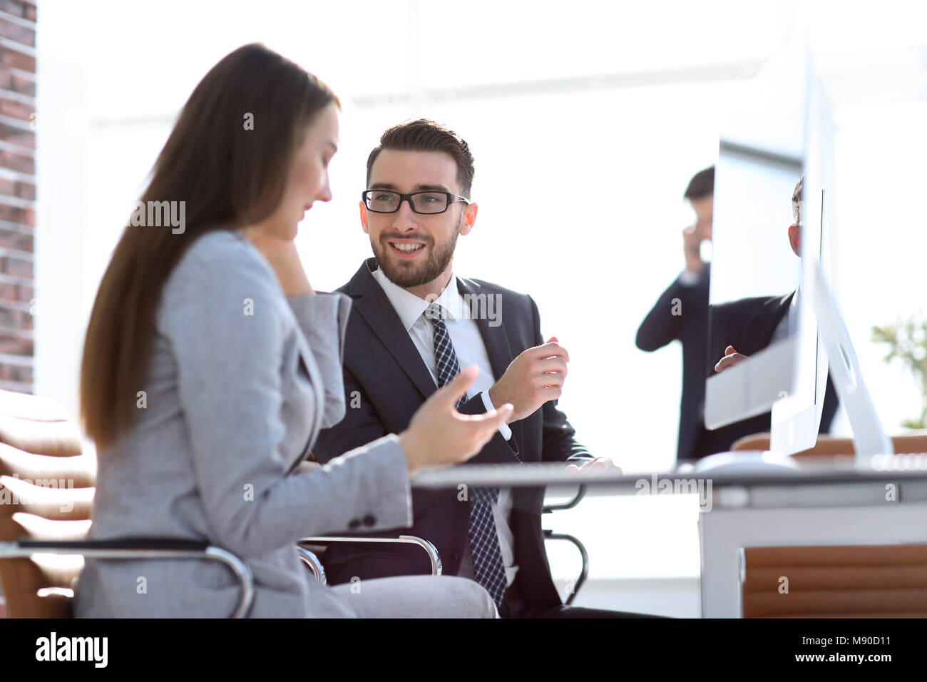 Interview Young Person High Resolution Stock Photography and Images - Alamy