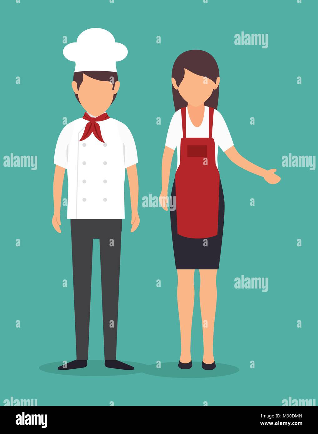 chef kitchen design, vector illustration eps10 graphic Stock Vector ...