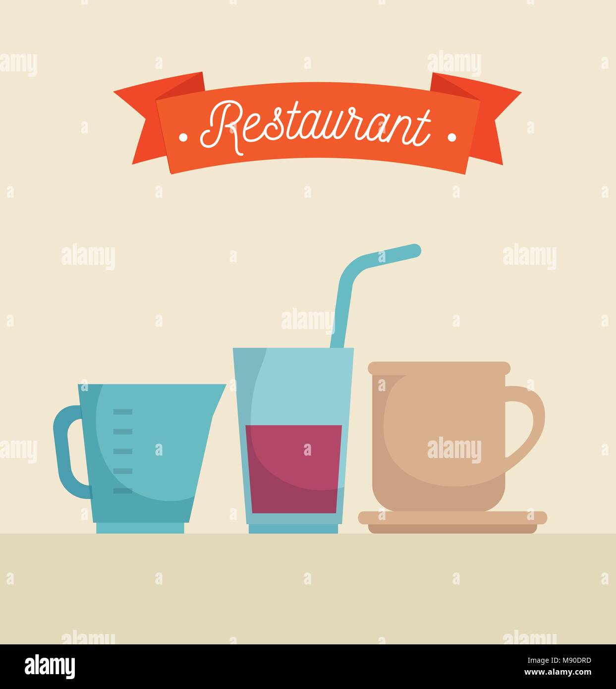 restaurant menu design, vector illustration eps10 graphic Stock Vector ...