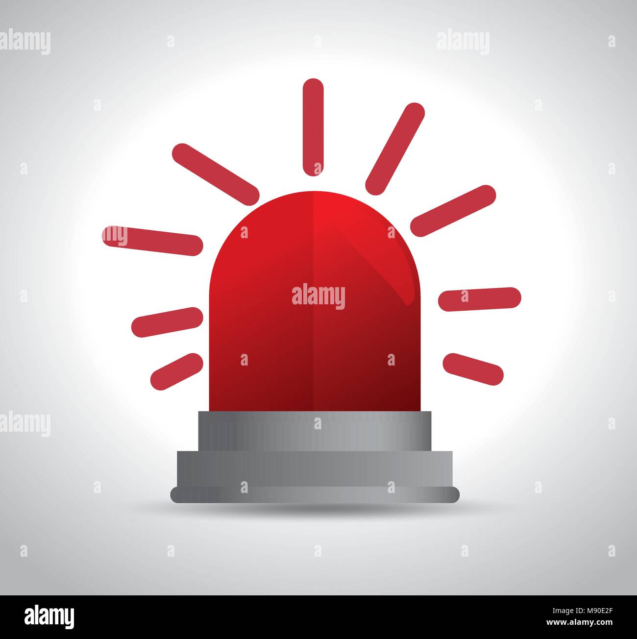 alarm light design, vector illustration eps10 graphic Stock Vector ...