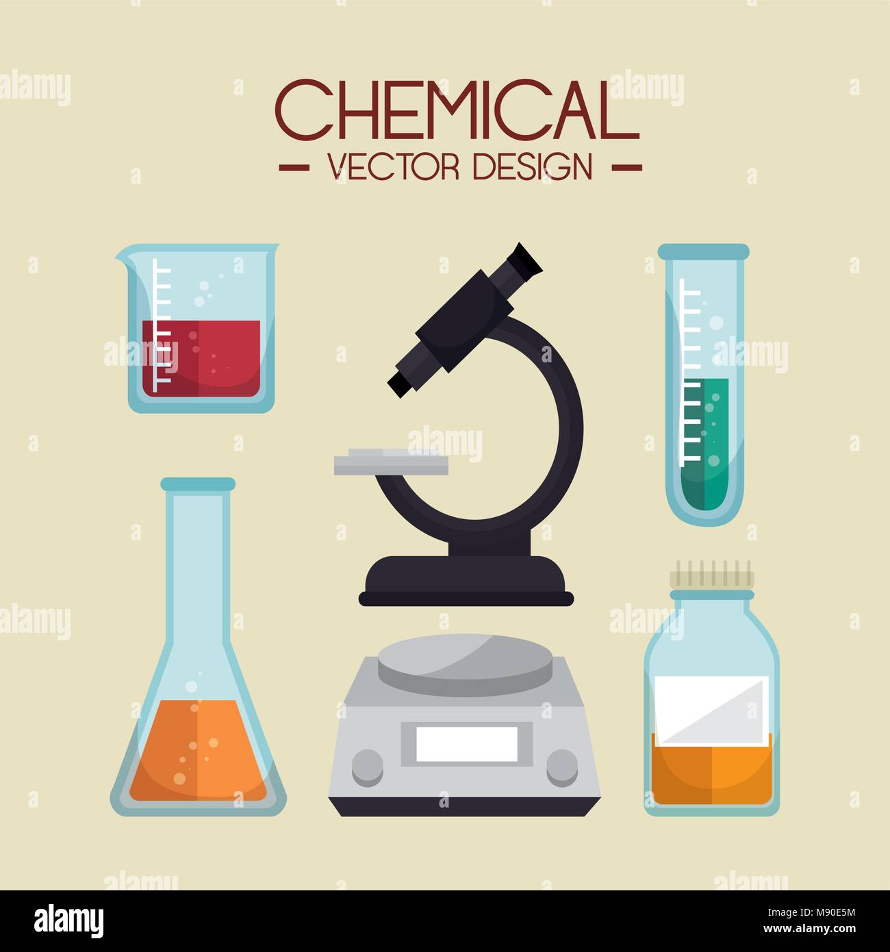chemical industry design, vector illustration eps10 graphic Stock ...