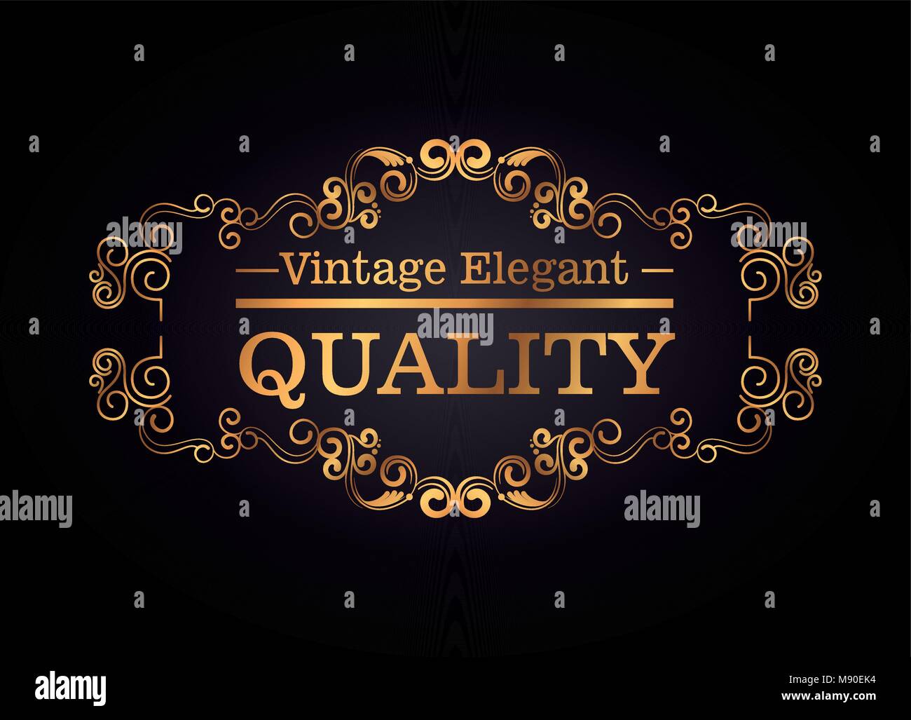 elegant quality frame design, vector illustration eps10 graphic Stock ...