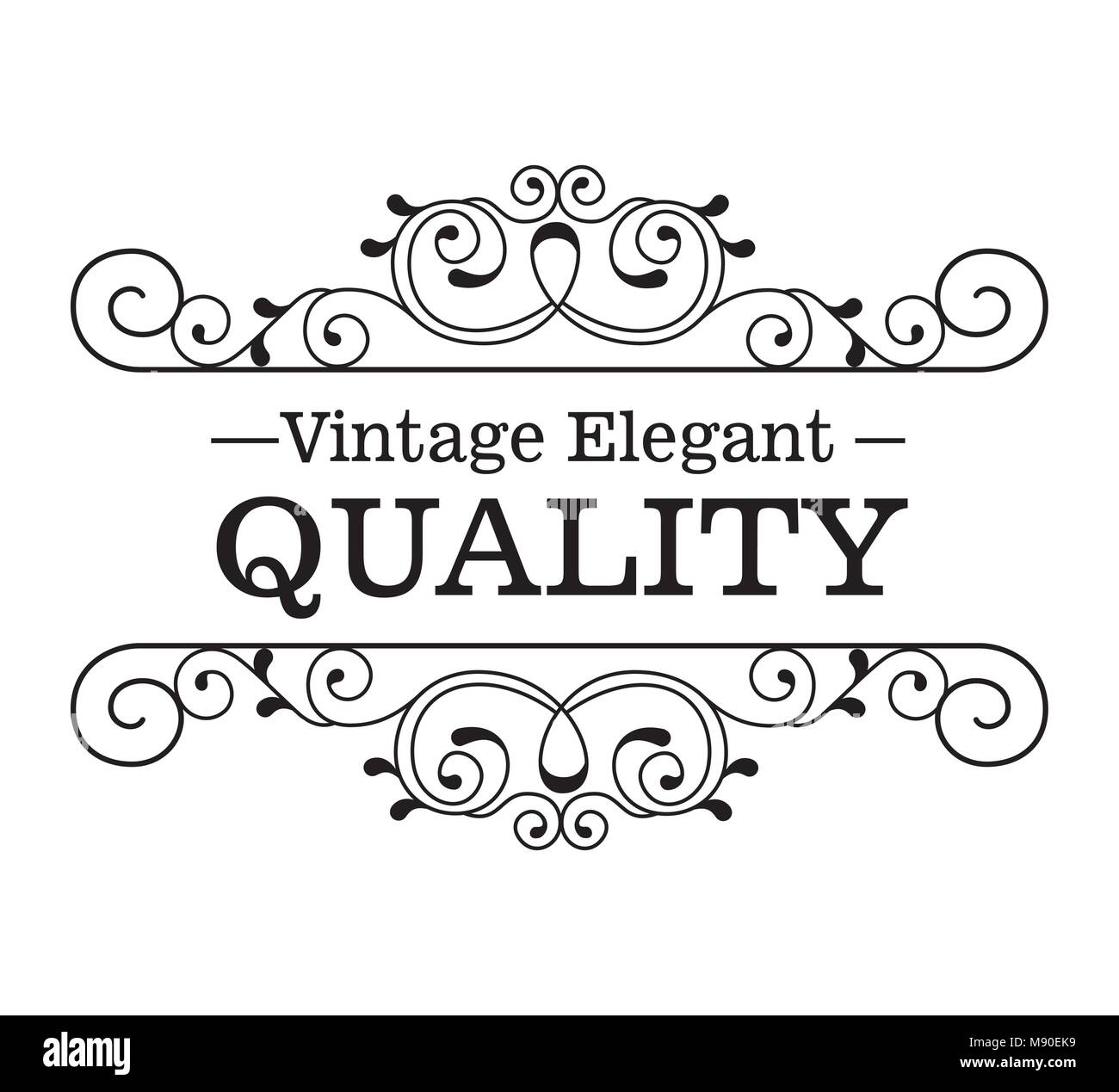 elegant quality frame design, vector illustration eps10 graphic Stock ...