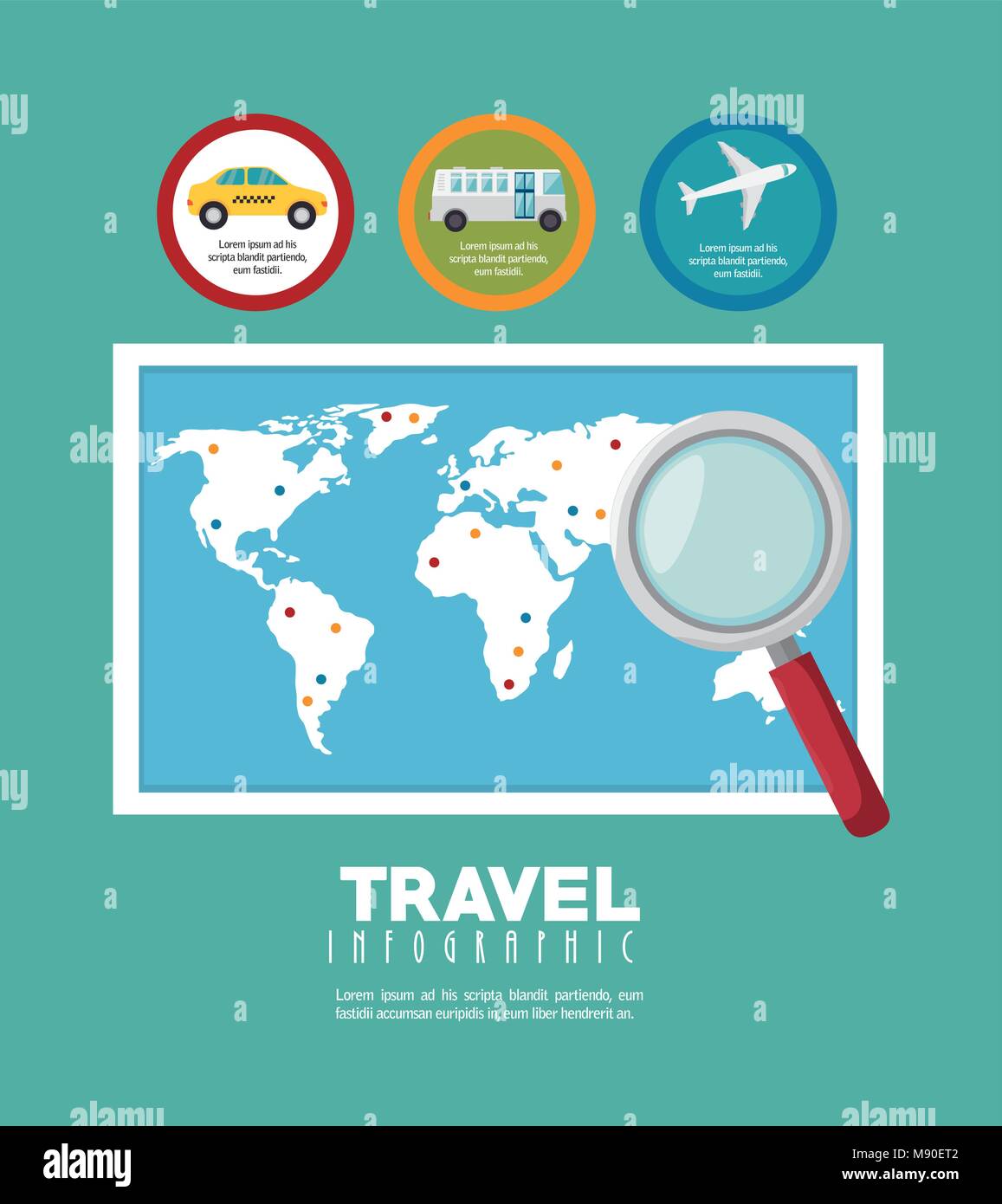 travel infographics design, vector illustration eps10 graphic Stock ...