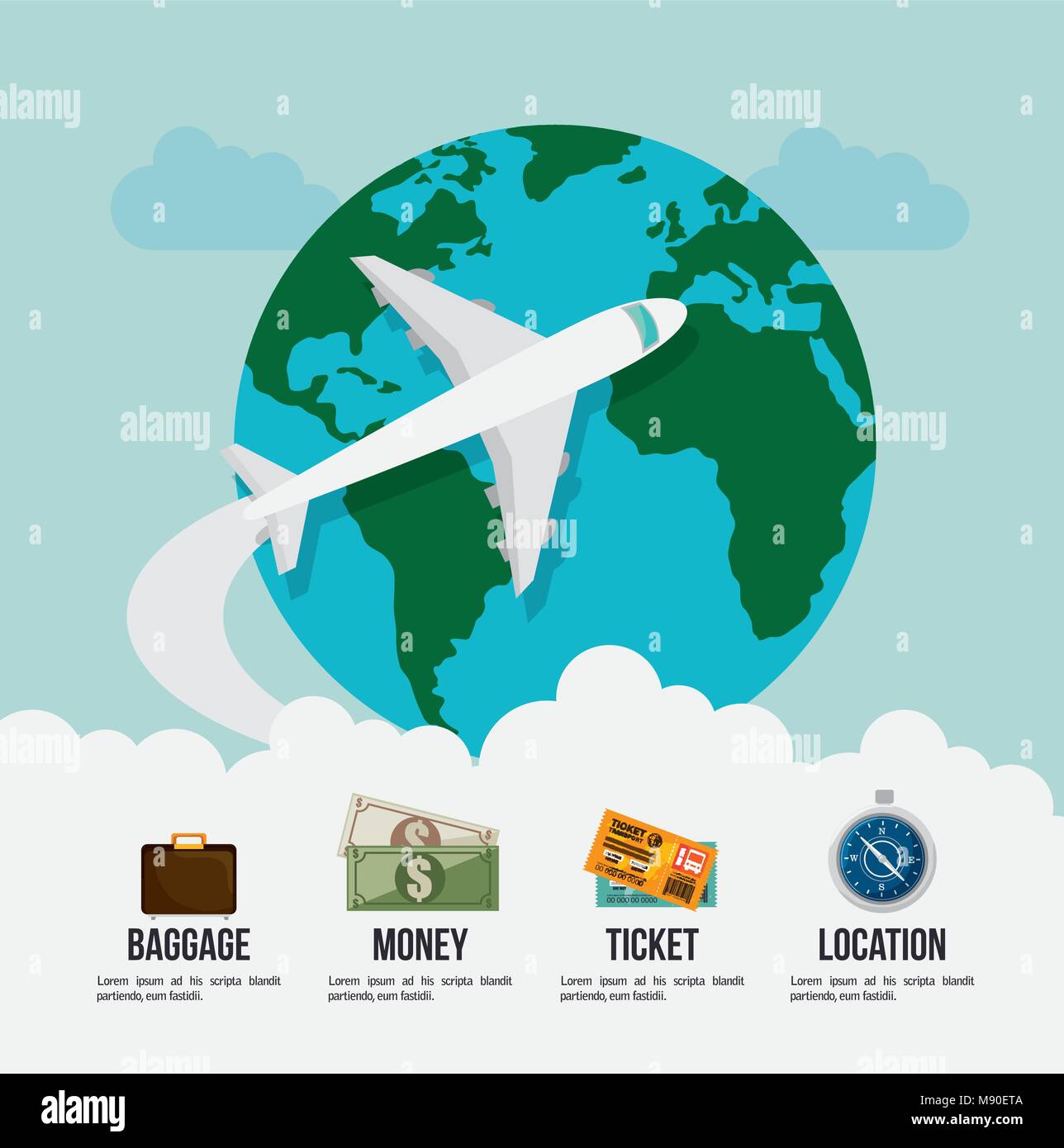 travel infographics design, vector illustration eps10 graphic Stock ...
