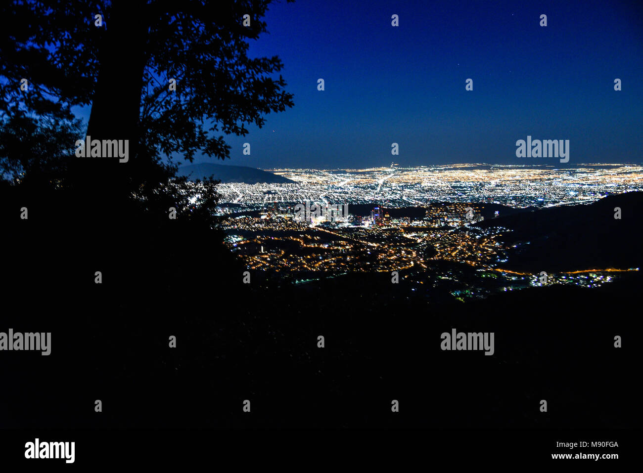 City night view Stock Photo - Alamy