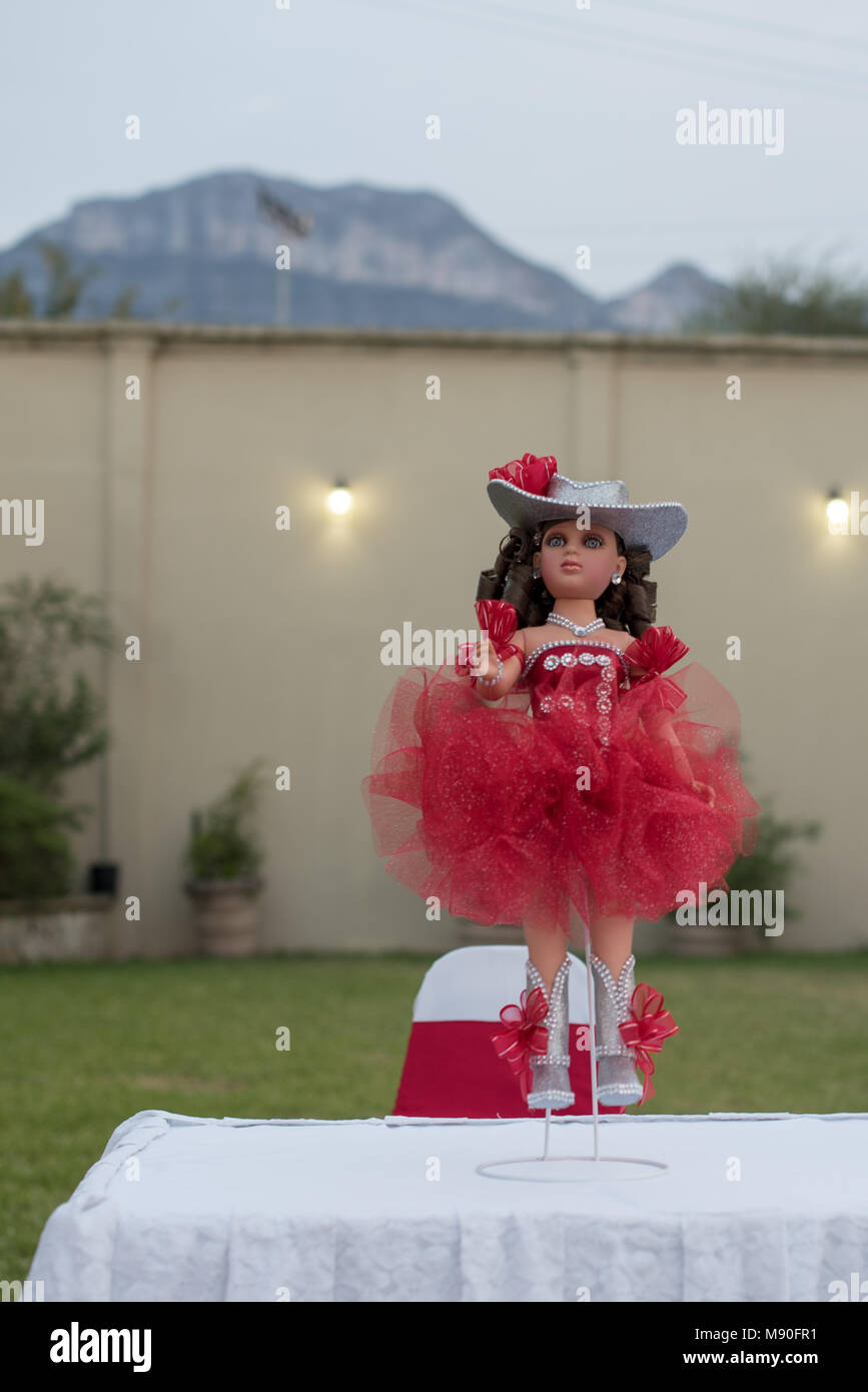 Sweet 15 decorations Stock Photo - Alamy