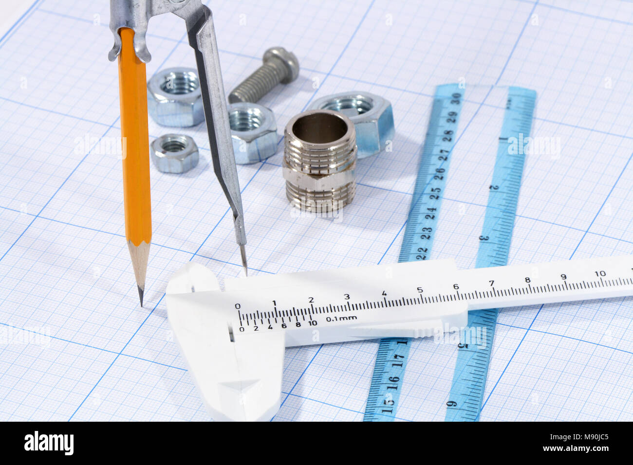 Caliper and ruler measurement hi-res stock photography and images - Alamy