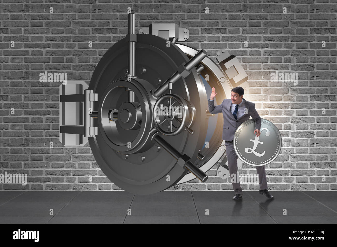 Money sterling bank vault hi-res stock photography and images - Alamy