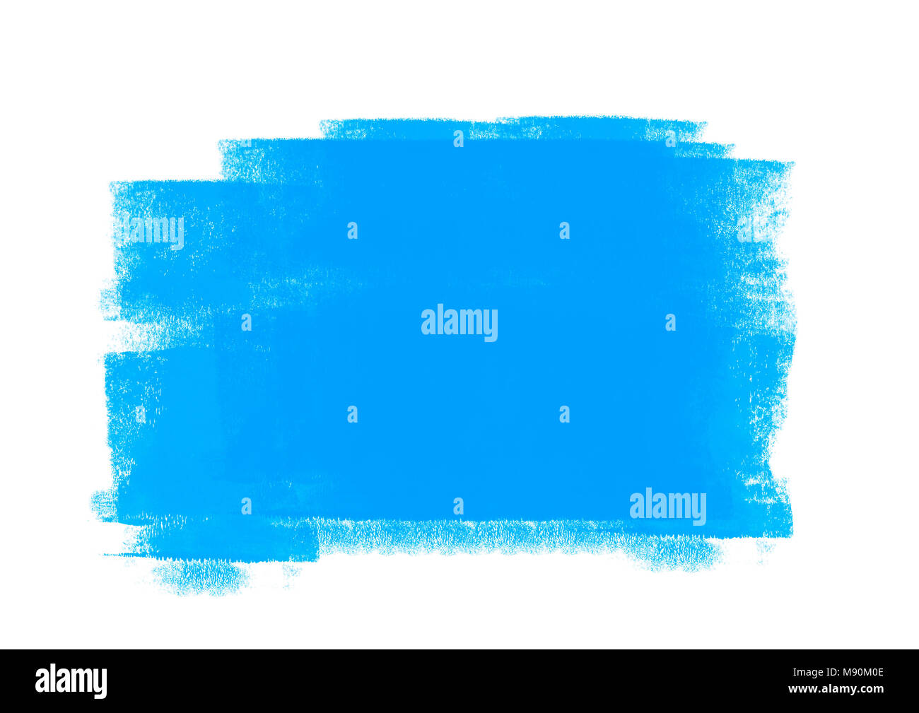 Light blue water color patches graphic brush strokes effect background ...