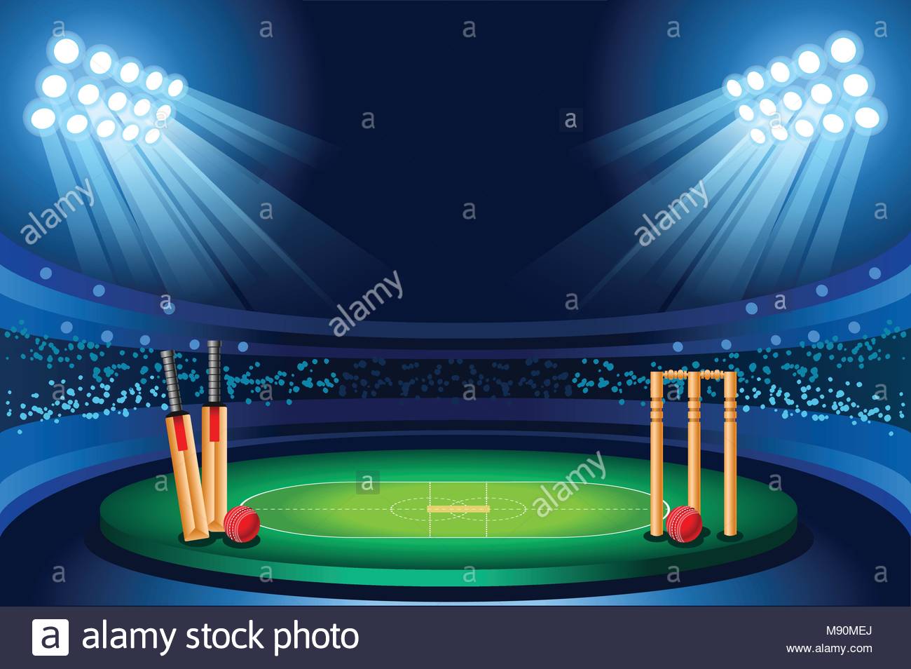 Cricket Stadium Background Stock Photos & Cricket Stadium Background ...