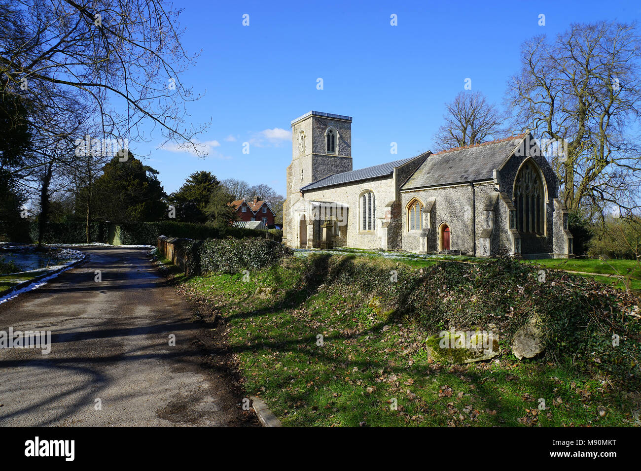 The Church of St Mary, Wallington, Herts Stock Photo - Alamy