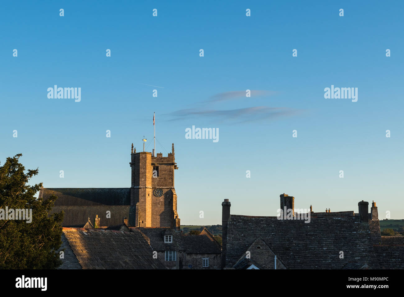 Church of St. Edward, Corfe Castle, Dorset Stock Photo - Alamy