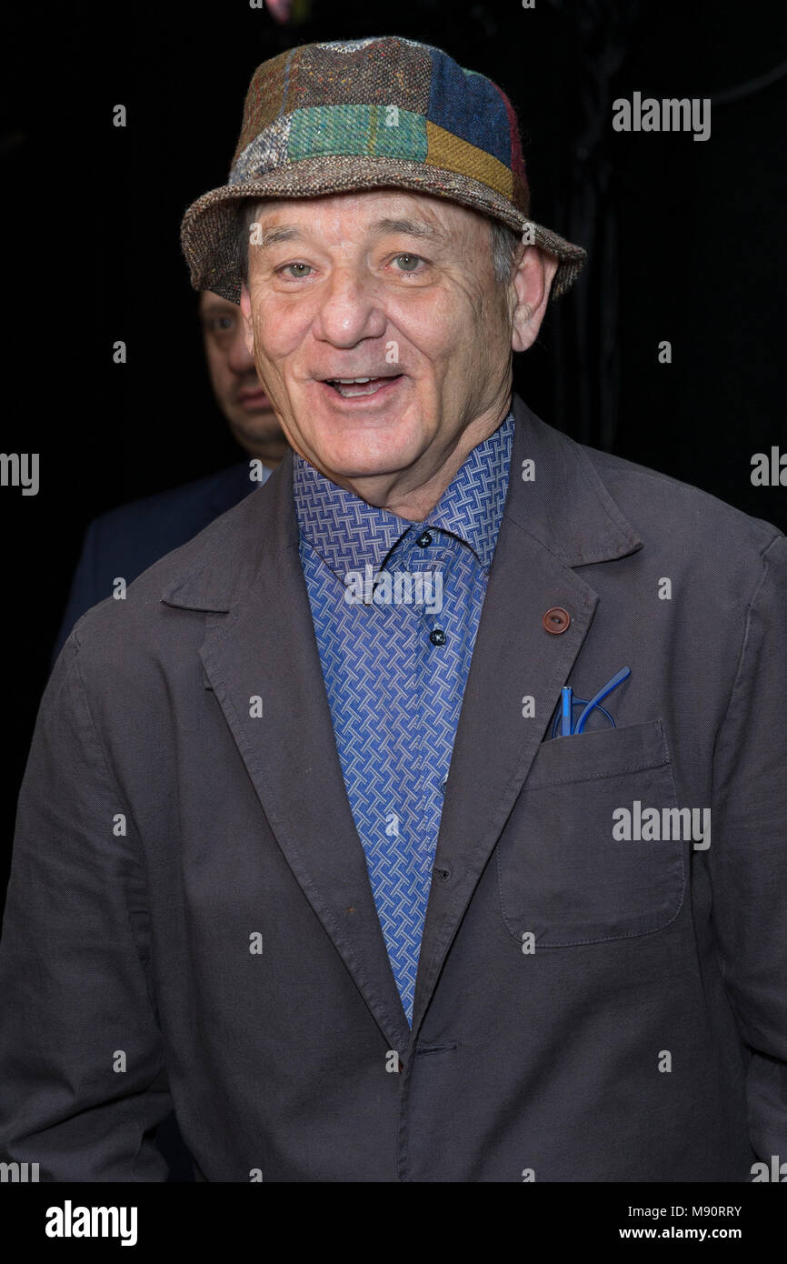 New York, United States. 20th Mar, 2018. Bill Murray attends Isle of ...