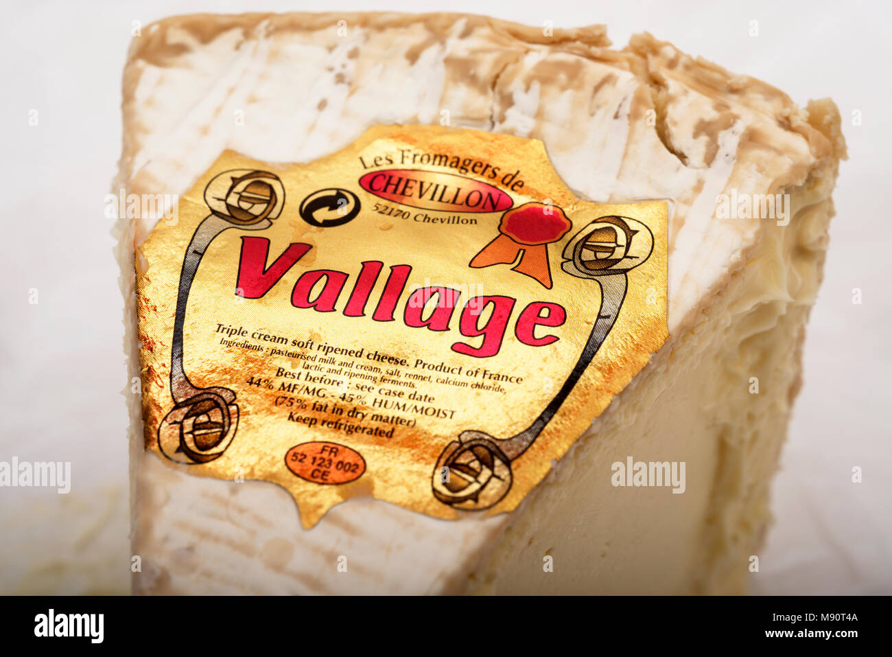 Chevillon vallage triple cream soft cheese hi-res stock photography and ...