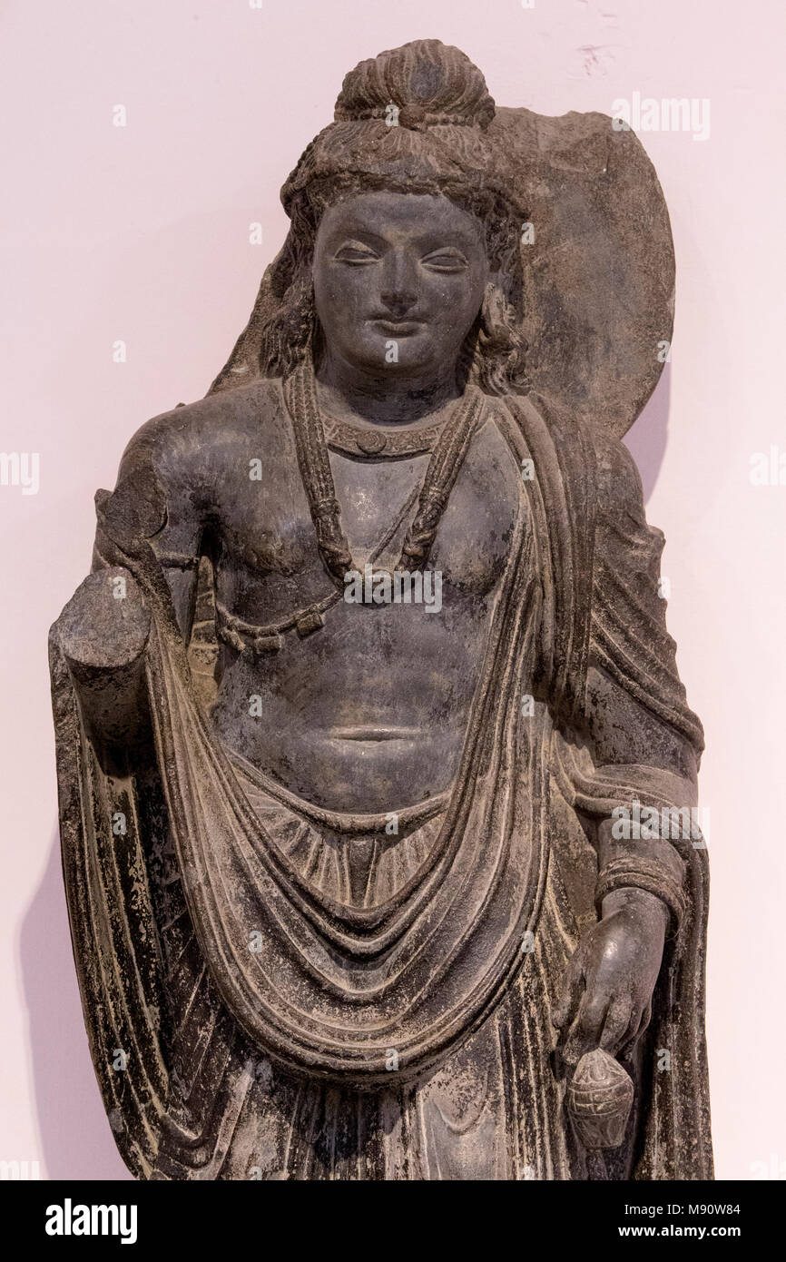 National museum of India, Delhi. Bodhisattva Maitreya. Kushana, 2nd ...