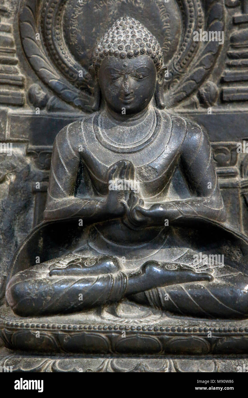 National museum of India, Delhi. Buddha. Pala, 11th-12th century A.D ...