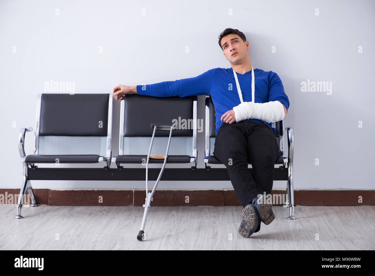 Upset patient at reception hi-res stock photography and images - Alamy