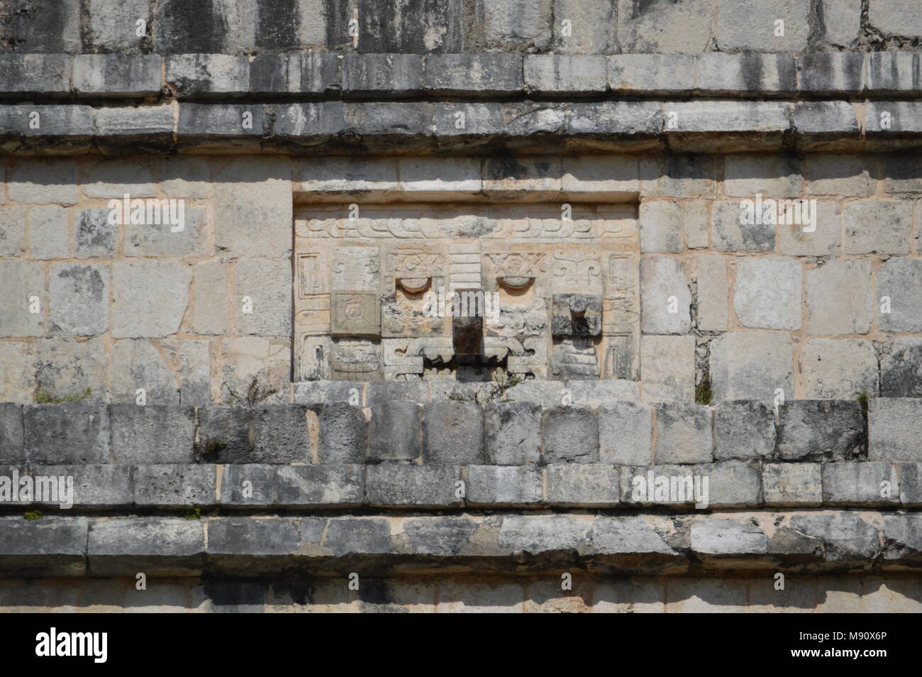 The top section of El Castillo at Chichen Itza, Mexico Stock Photo - Alamy