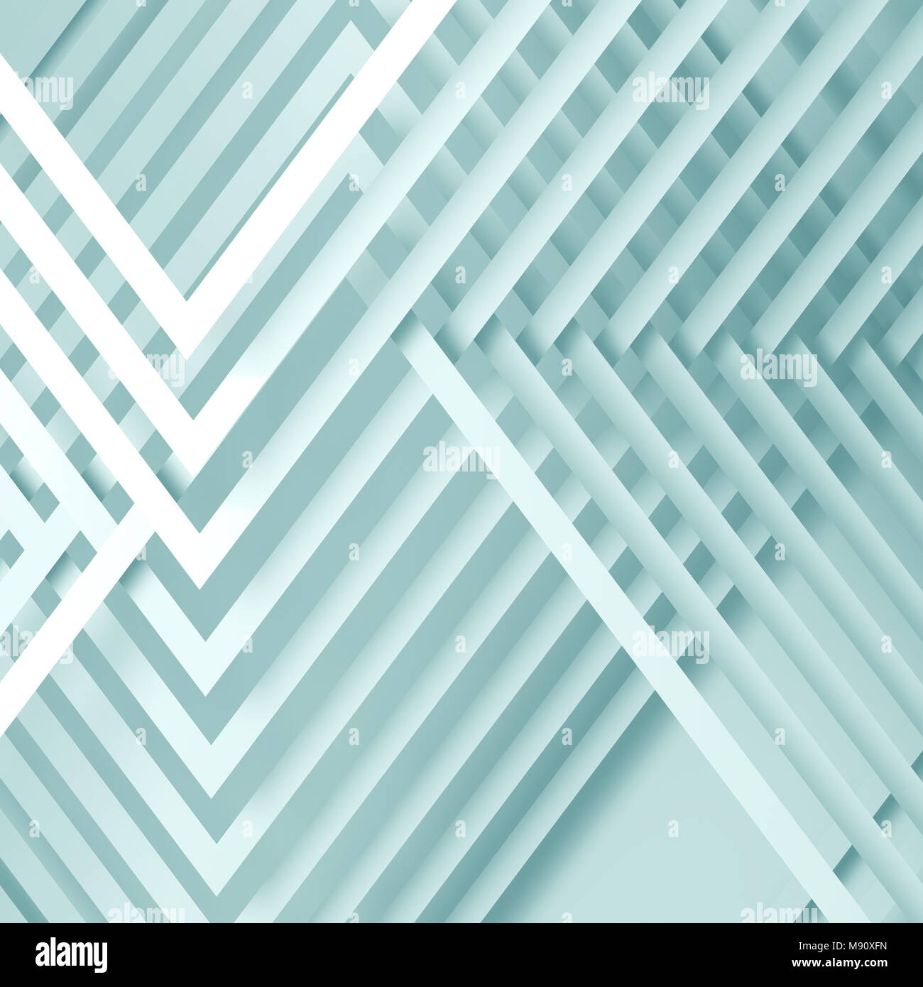White And Blue Lines Wallpaper