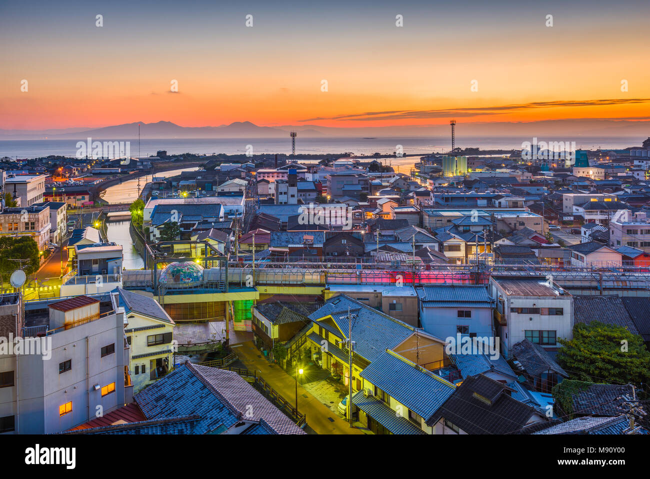 Shimabara city aerial hi-res stock photography and images - Alamy