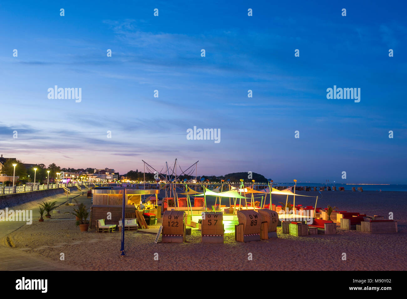 Beach, Travemuende, Baltic Sea, Schleswig-Holstein, Germany, Europe ...