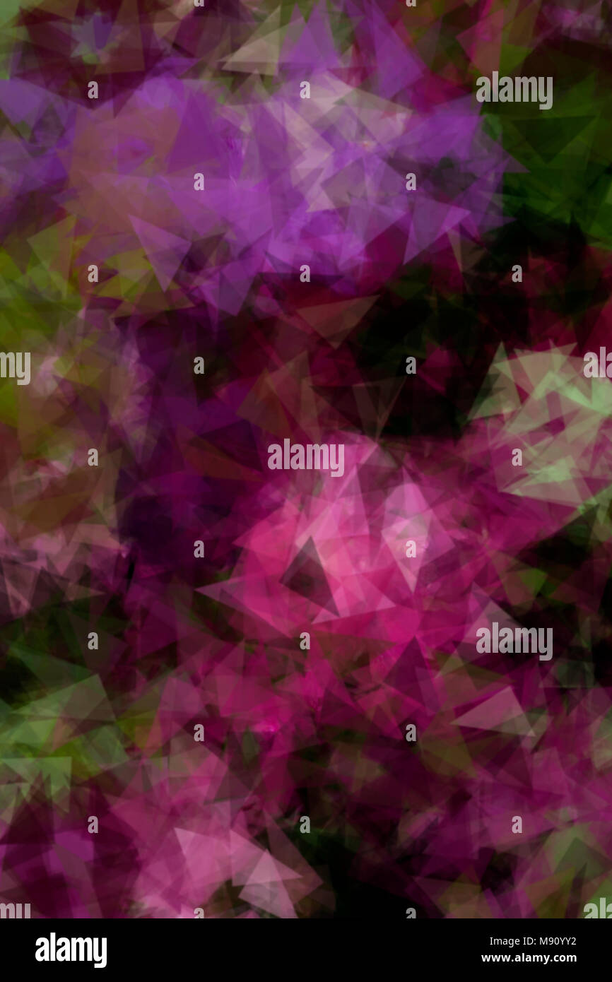 Lighting colorful triangles hi-res stock photography and images - Alamy