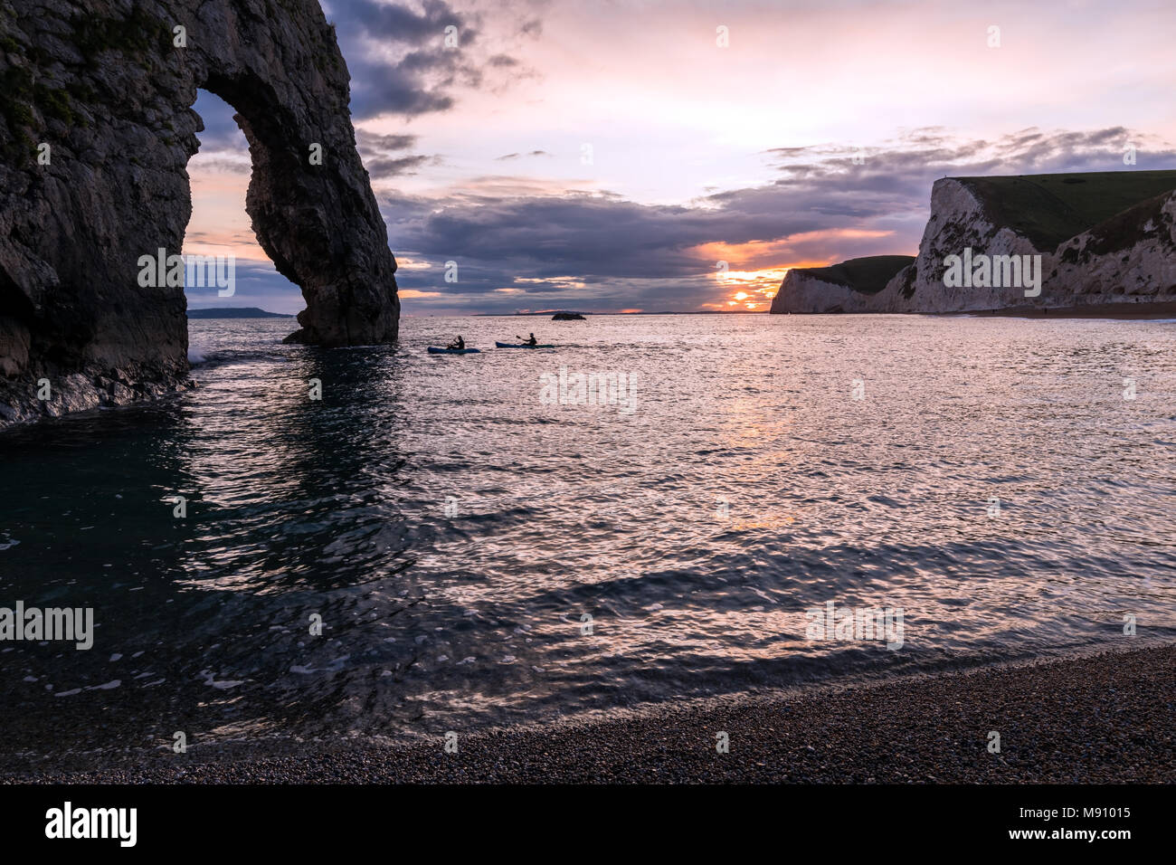 Durdle door storm hi-res stock photography and images - Alamy