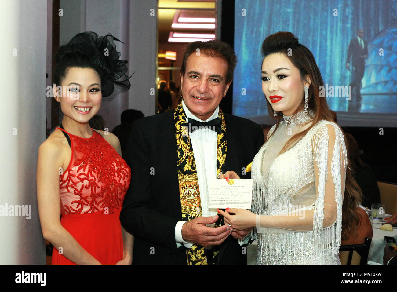 Angelina Leo, Steven Nia and Dr. Sam Nguyen at Wardour Studios Presents ...