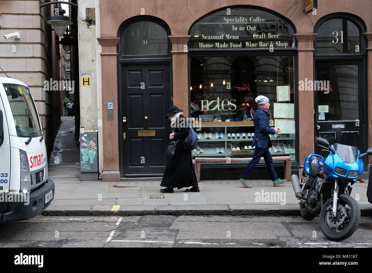 Old lady on pavement hi-res stock photography and images - Alamy