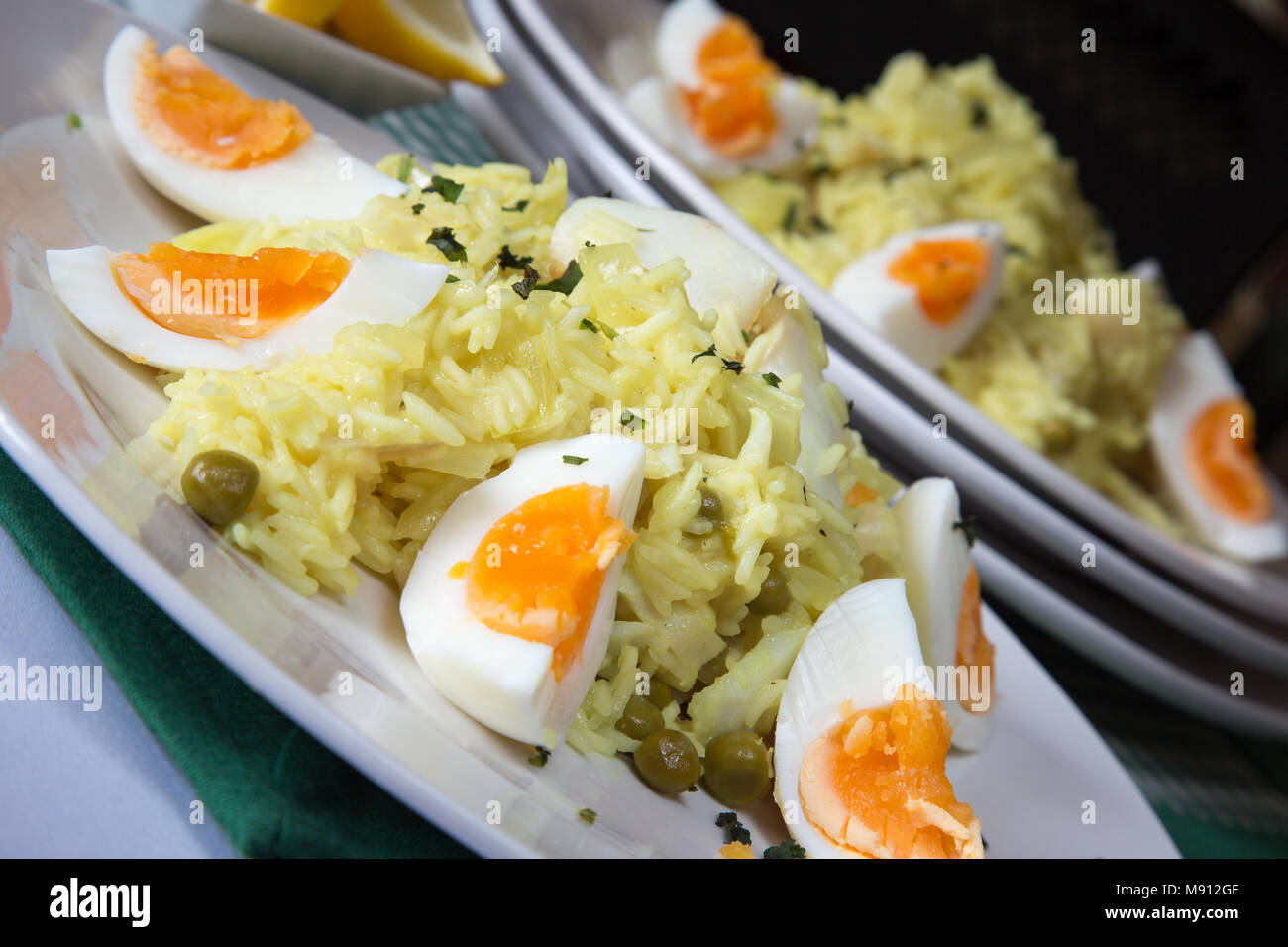 Smoked haddock kedgeree hi-res stock photography and images - Alamy