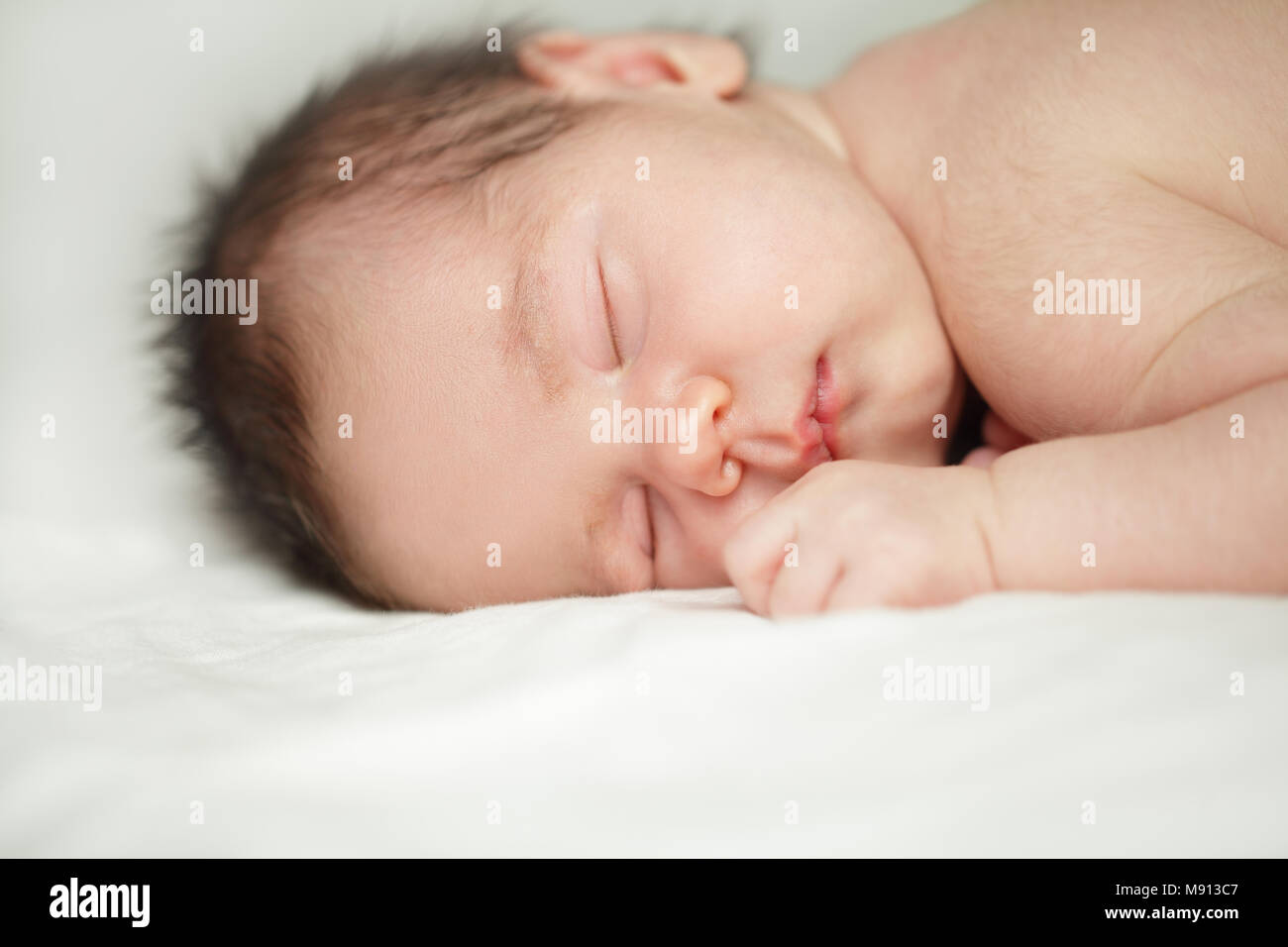 Little baby - face Stock Photo - Alamy